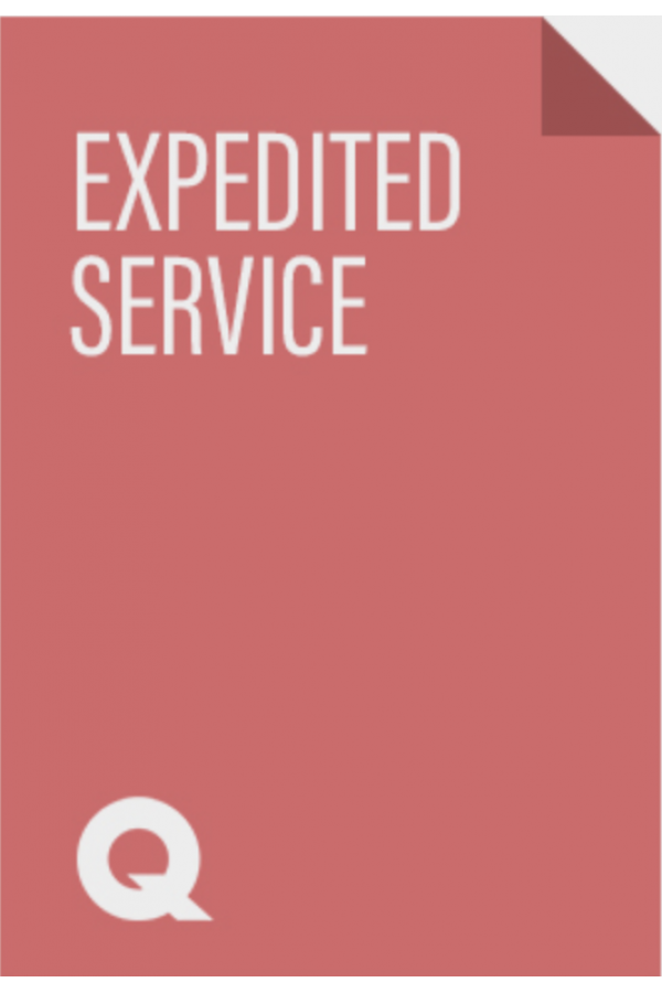 USD90 Expedited Service